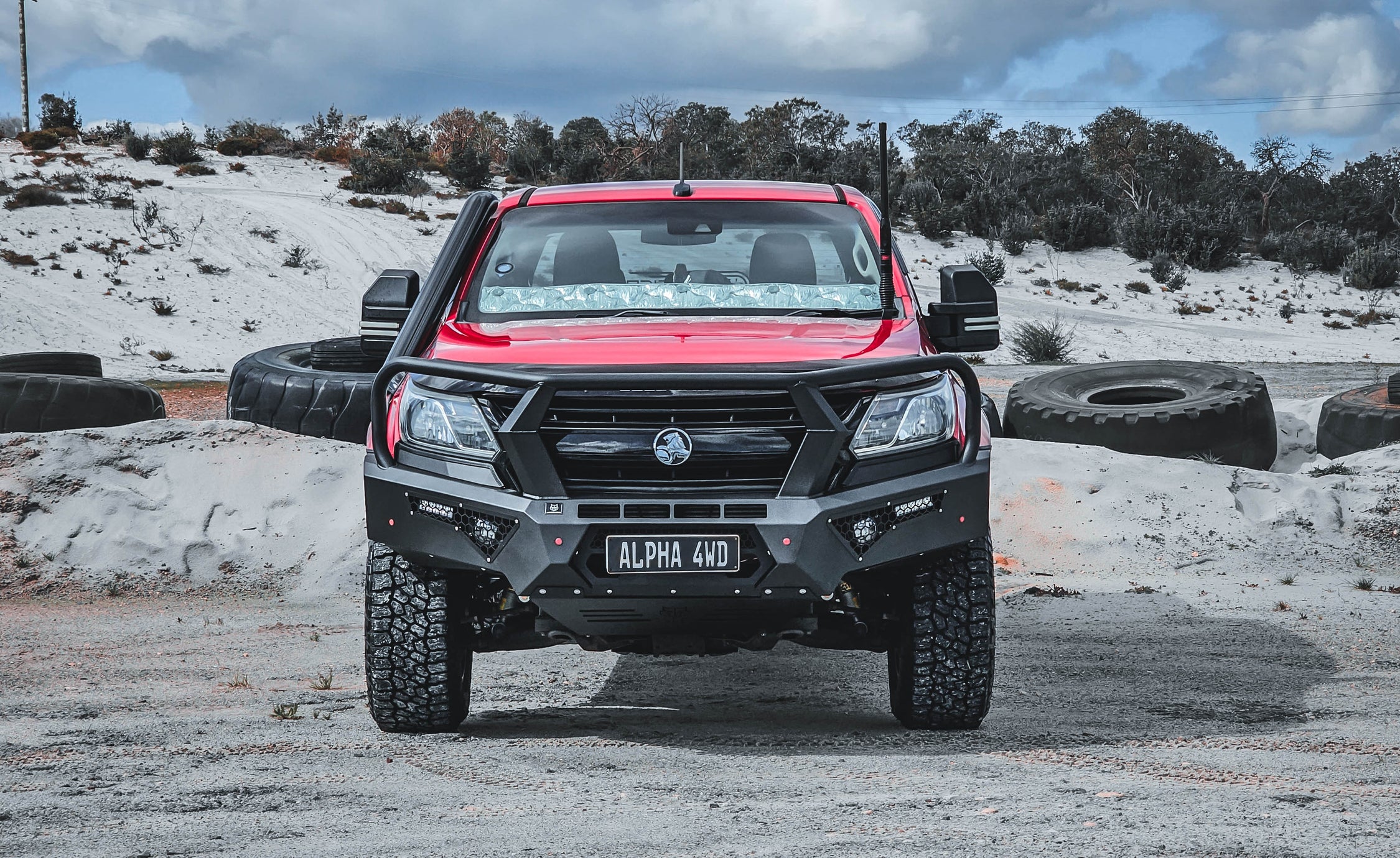 Alpha Pack Steel Bull Bar for Holden Colorado RG 2016+ – ALPHA 4X4