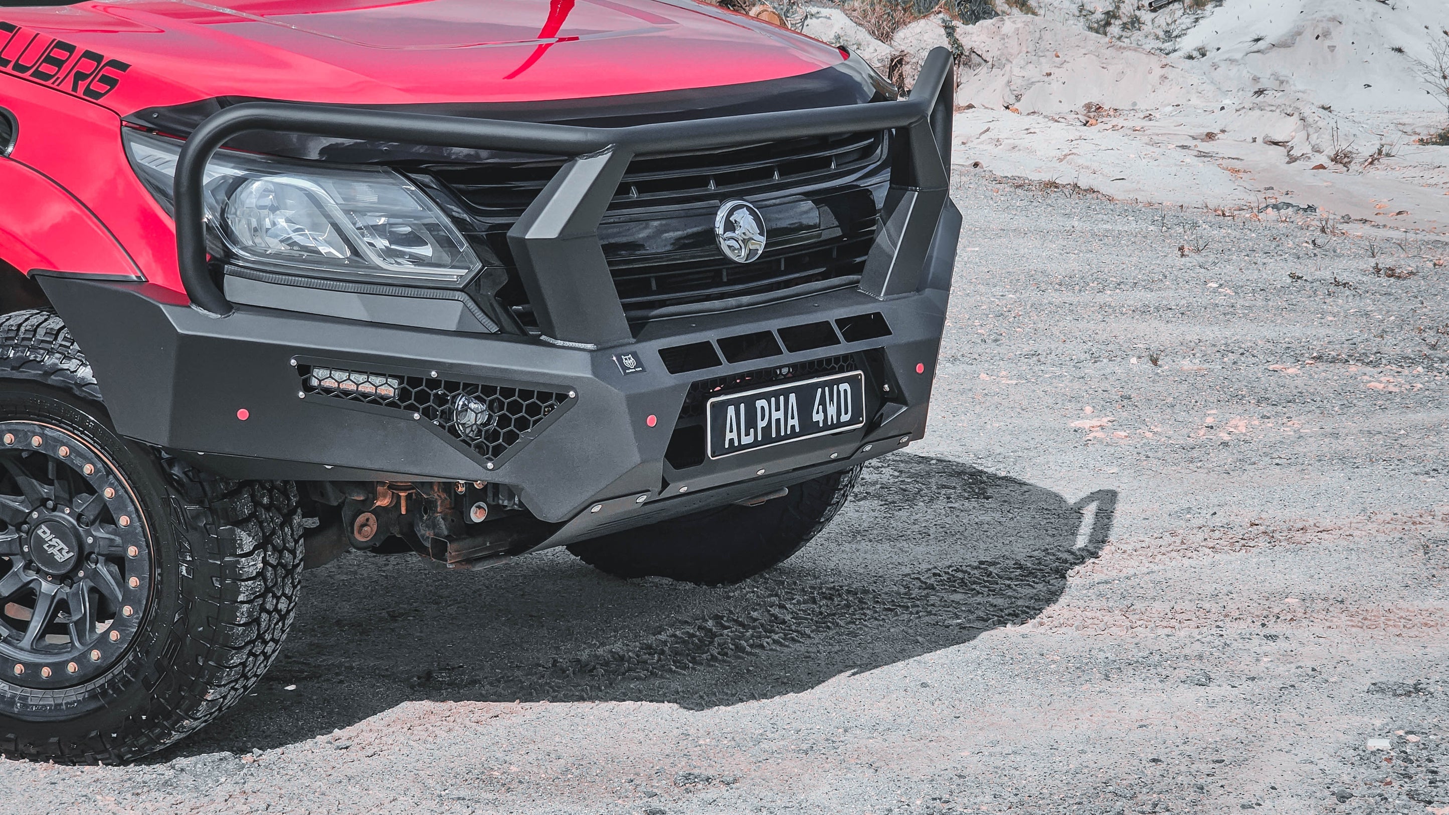 Alpha Pack Steel Bull Bar for Holden Colorado RG 2016+ – ALPHA 4X4