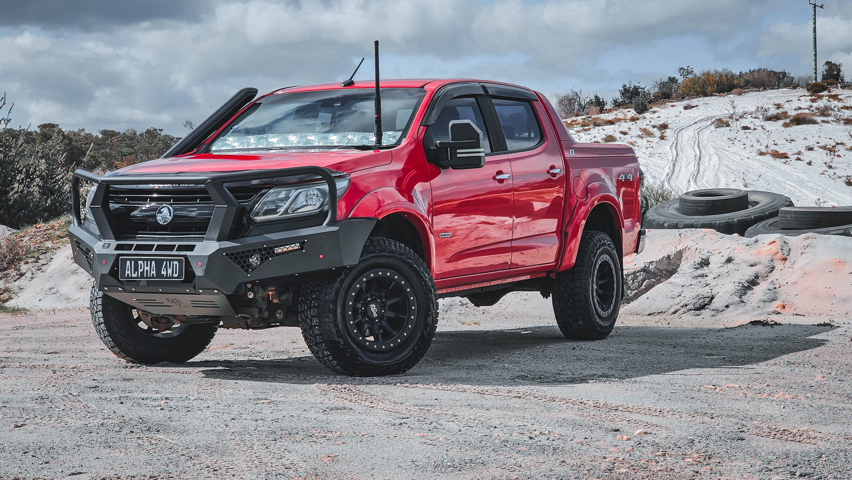 Alpha Pack Steel Bull Bar for Holden Colorado RG 2016+ – ALPHA 4X4
