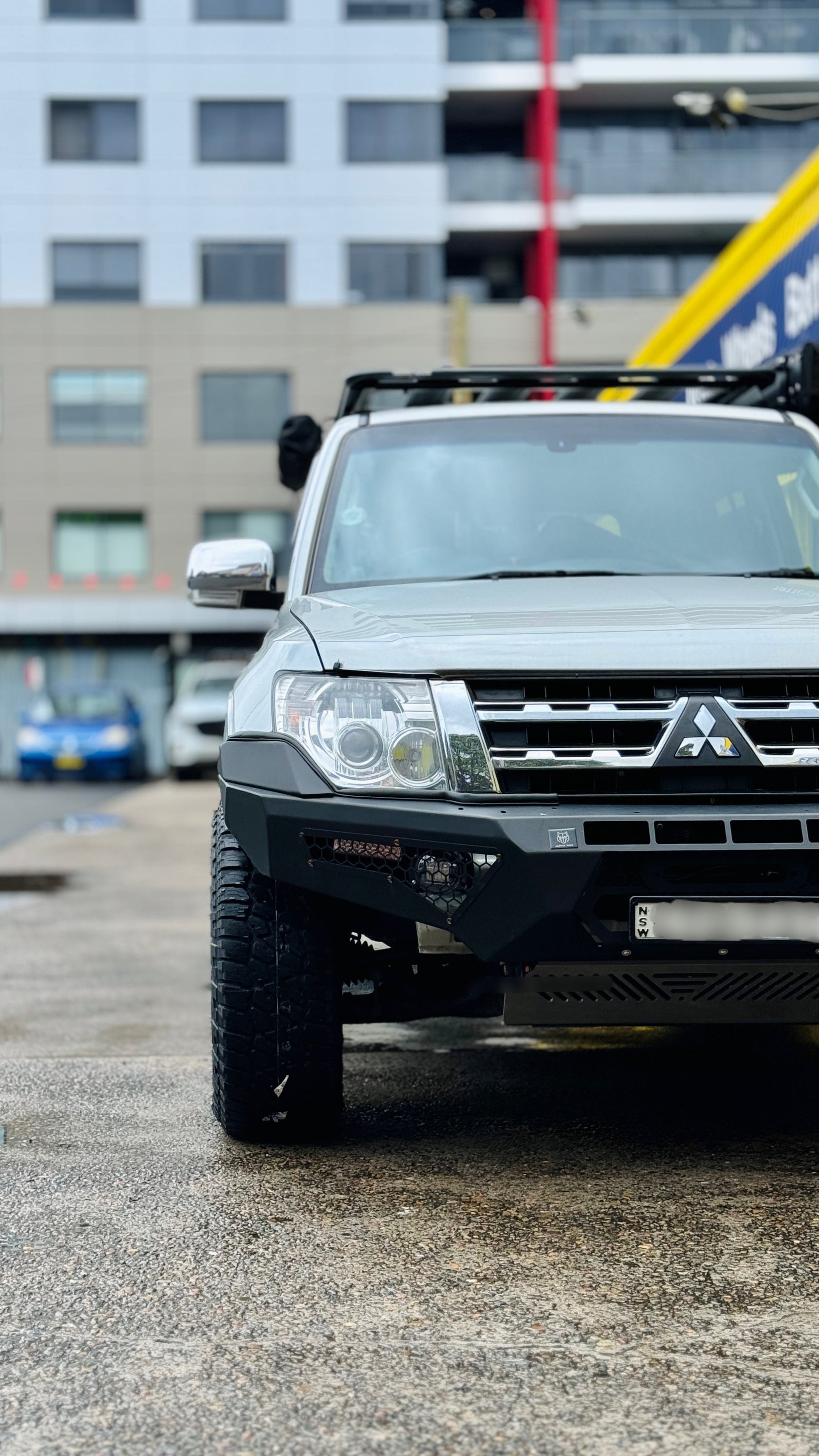 Alpha Predator Steel Bull Bar for Mitsubishi Pajero NS NT NX NW 2007 ...