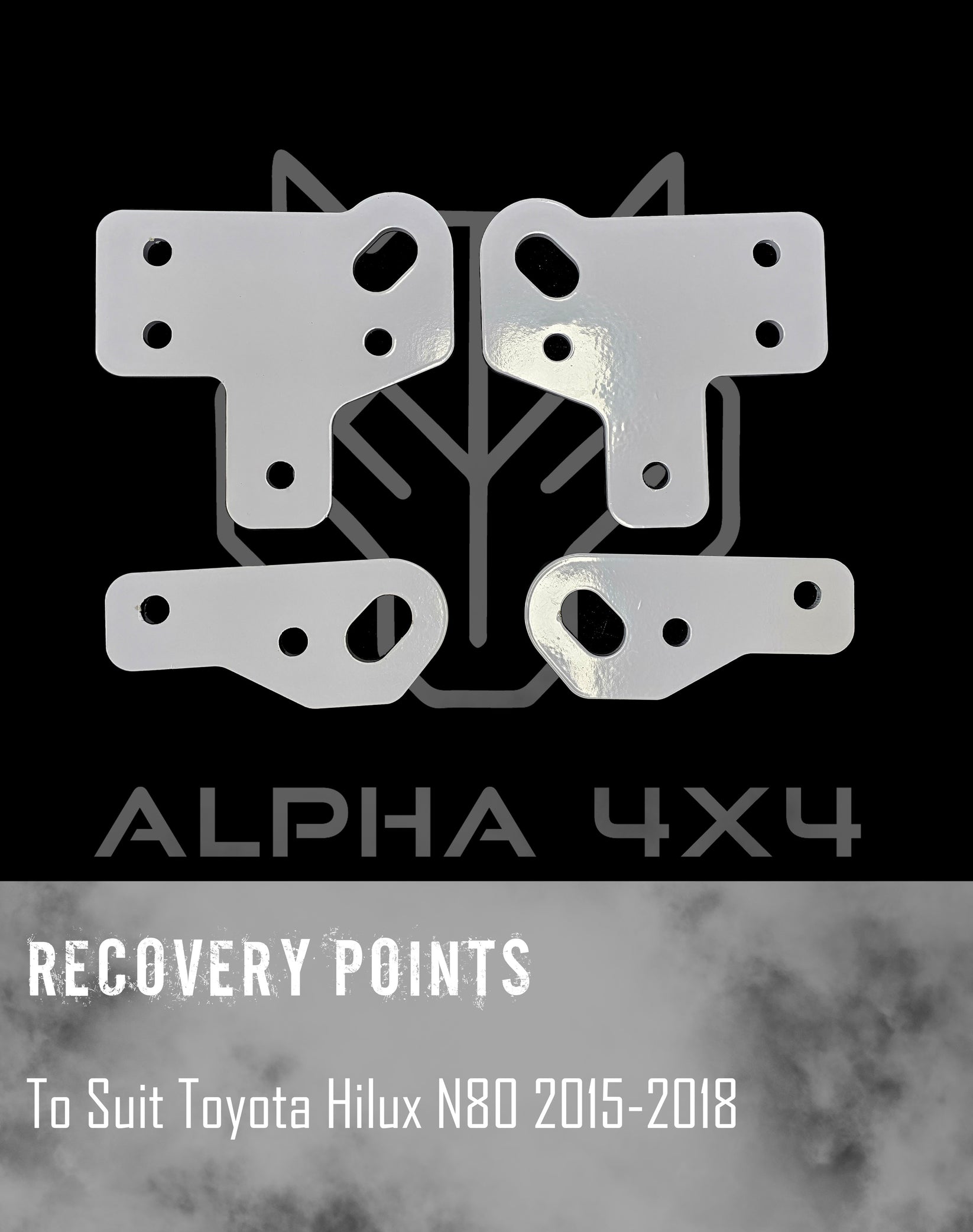 Toyota Hilux N80 2015-2022 Recovery points – ALPHA 4X4