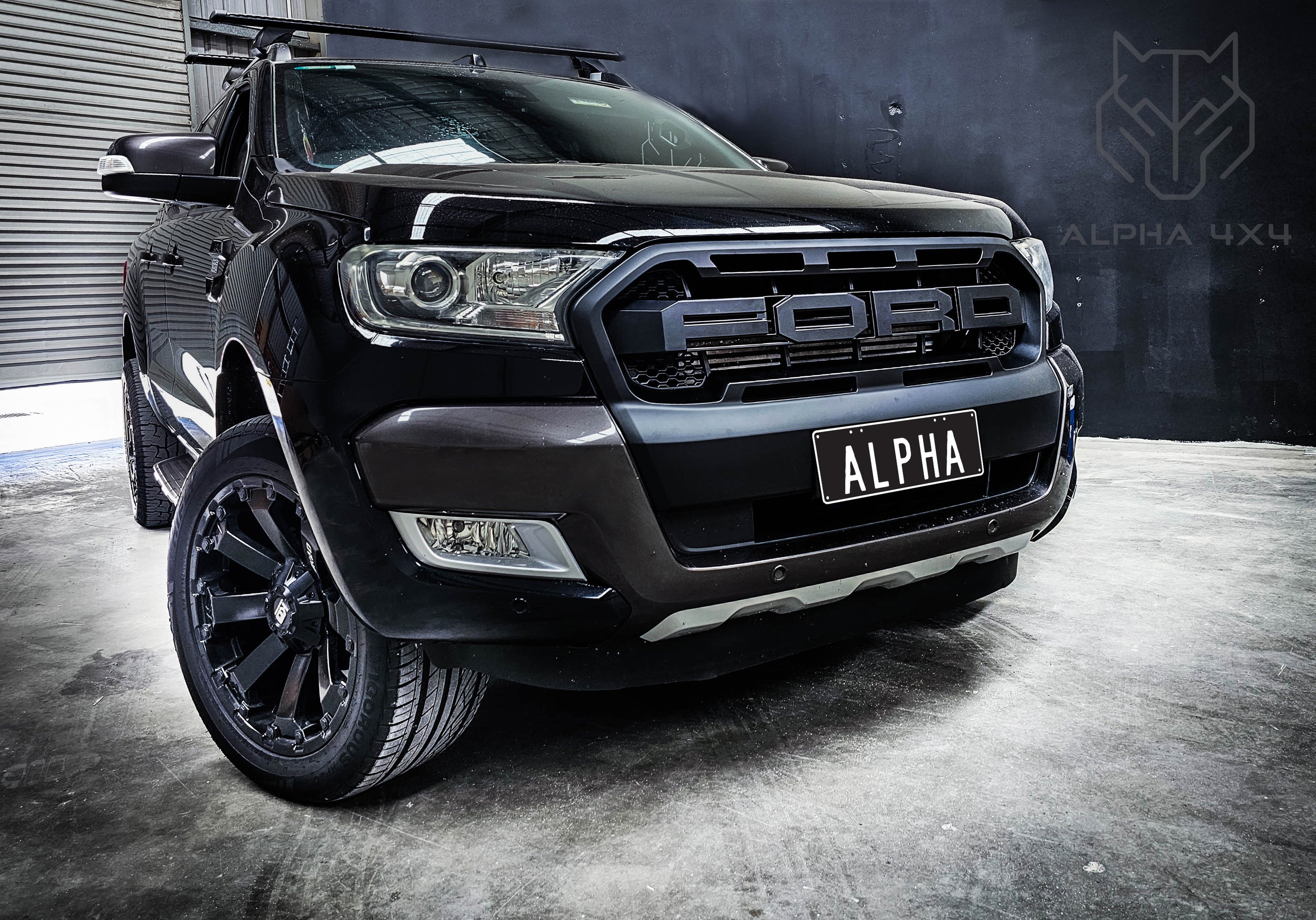 Raptor Style Grill for Ford Ranger 2015 - 2018 PX2 Wildtrak XL XLT XLS ...